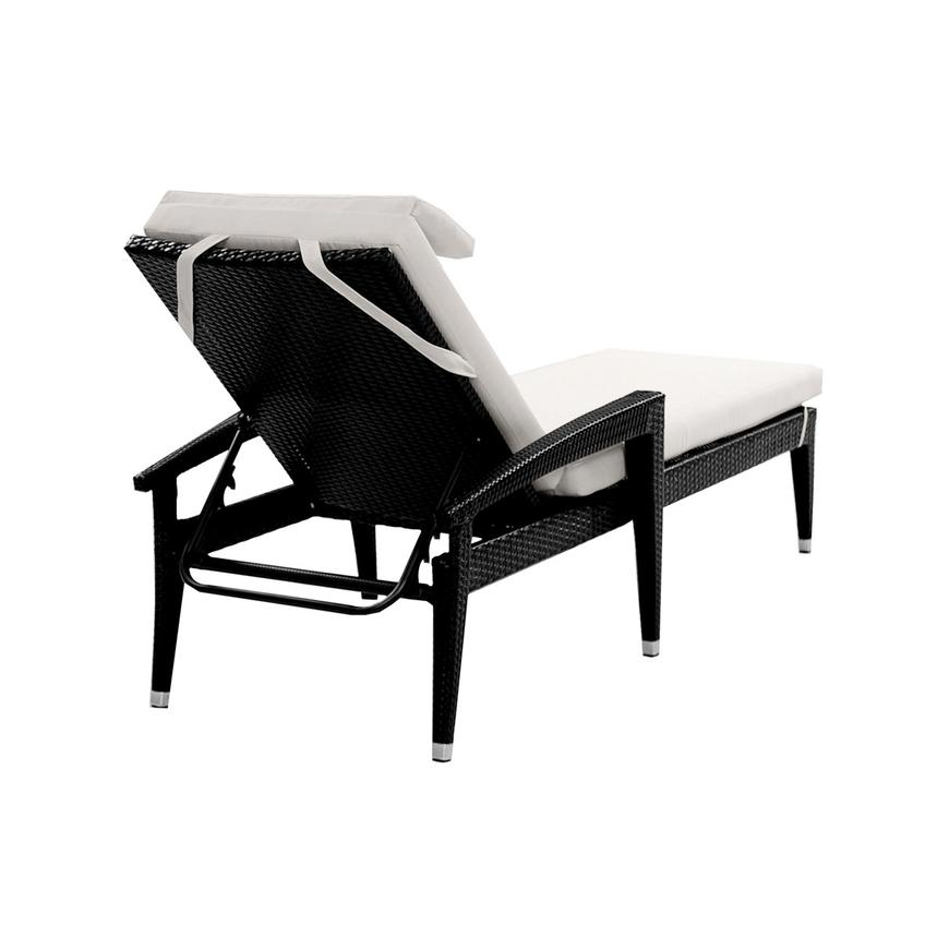 Neilina Black Chaise Lounge | El Dorado Furniture