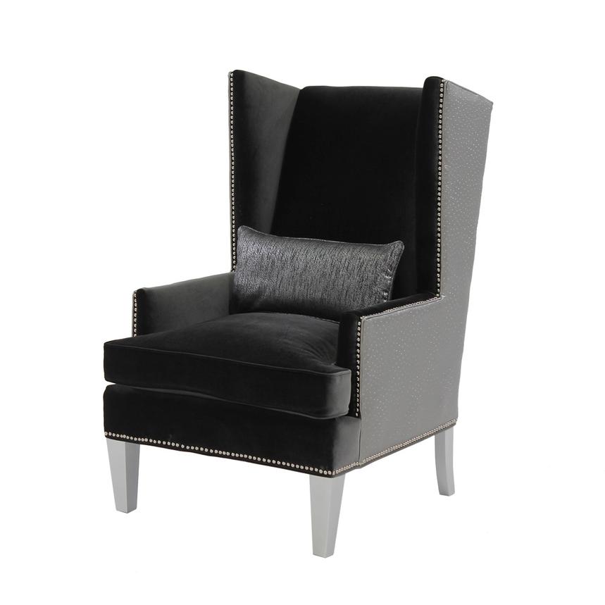 Laura Dark Gray Accent Chair | El Dorado Furniture