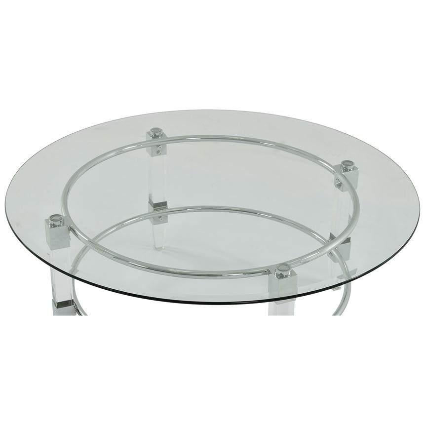 Caroline Silver Round Coffee Table | El Dorado Furniture