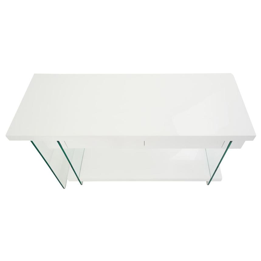 Cherish White L-Shaped Desk | El Dorado Furniture