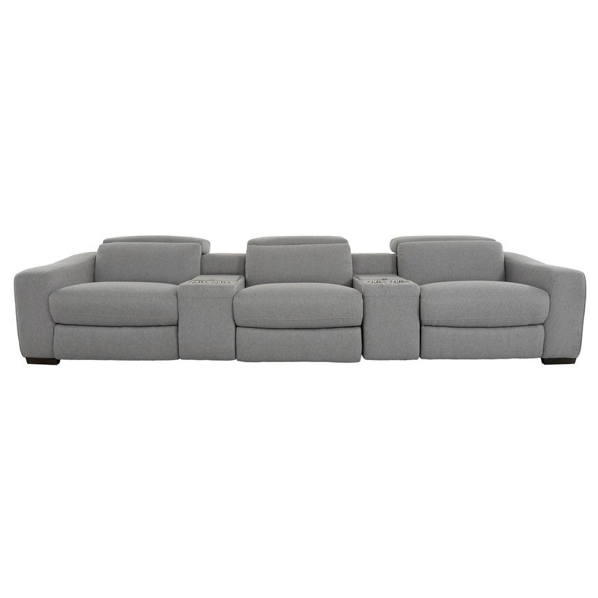 Jameson Light Gray Home Theater Seating | El Dorado Furniture