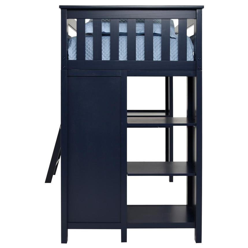Haus Blue Twin Loft Bed w/Desk & Chest | El Dorado Furniture