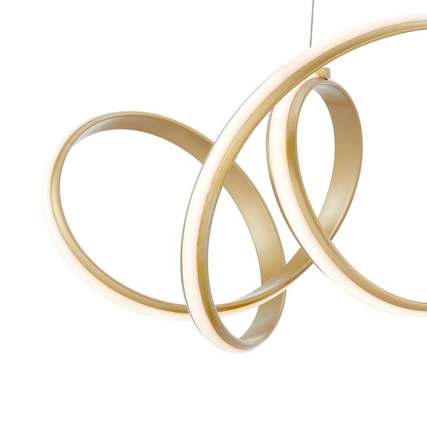 Torsion Gold II Ceiling Lamp | El Dorado Furniture