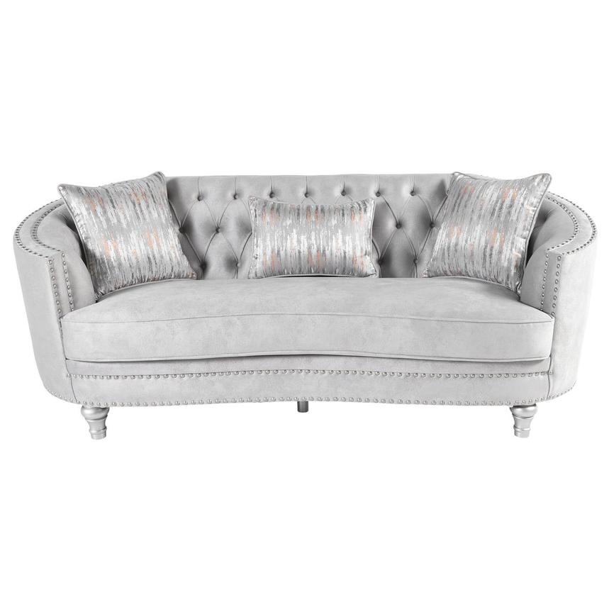 Silvana Silver Sofa | El Dorado Furniture