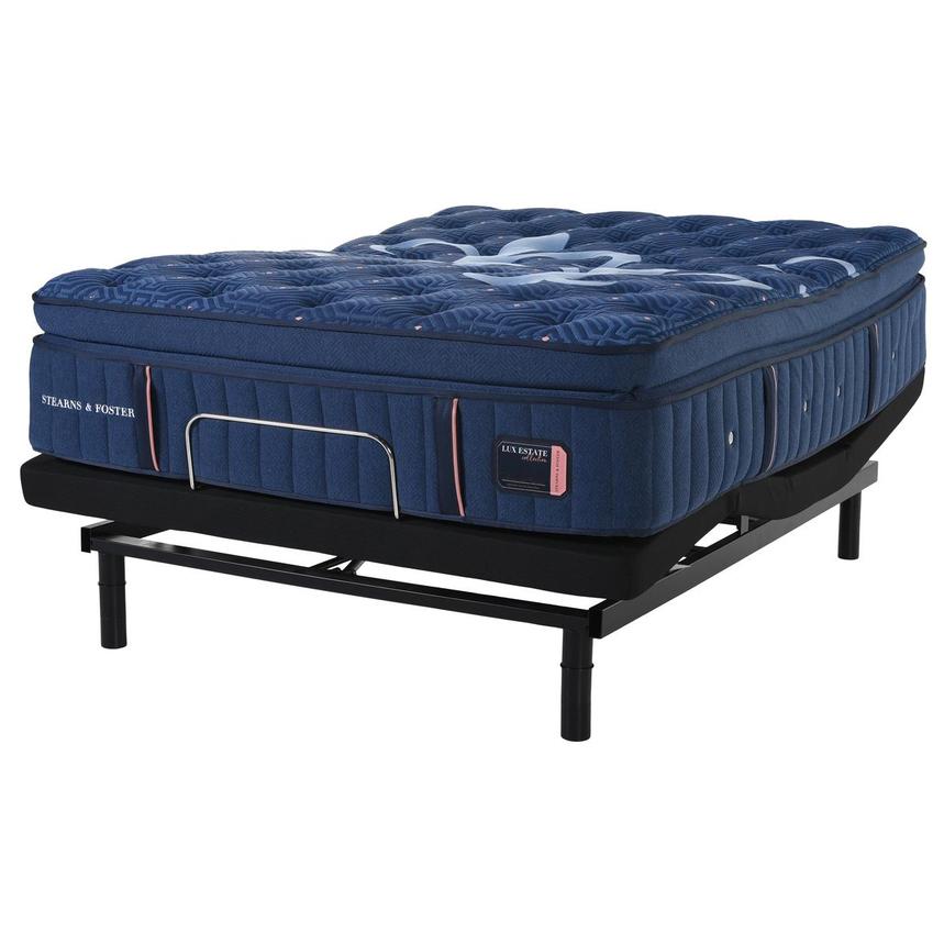 Lux Estate EPT-Soft Queen Mattress w/Ease® Powered Base by Stearns ...
