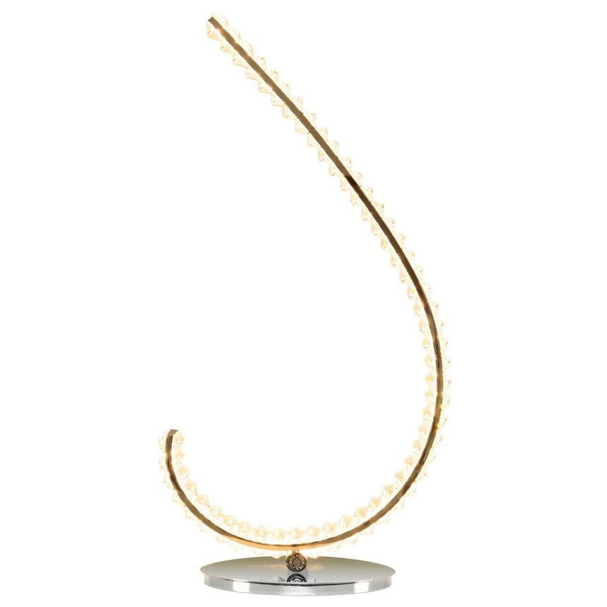 Curve Silver Left Table Lamp | El Dorado Furniture