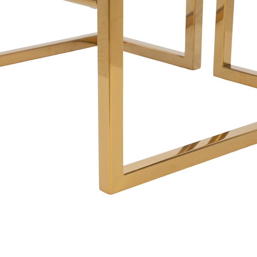 Dixie White/Gold Counter Stool | El Dorado Furniture