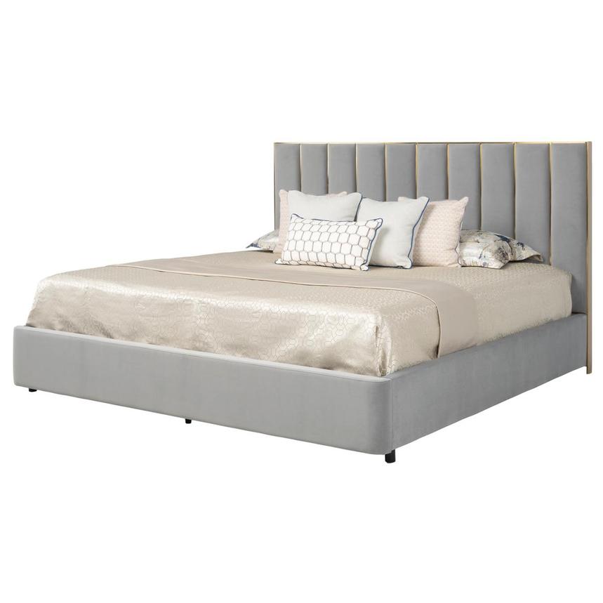 Linea Gray Queen Storage Bed | El Dorado Furniture