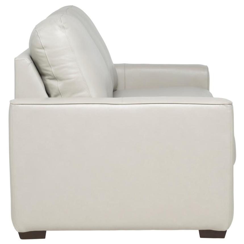 Josh Silver Queen Leather Sleeper | El Dorado Furniture
